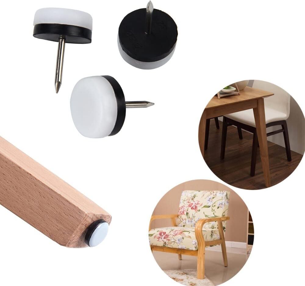 Resbalon Plastico Deslizador con Clavo para Sillas Paquete 100 Piezas ...