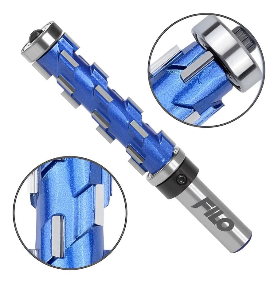 Broca Perfiladora Router "Helix" Doble Balero 1/2x3/4" – Ferre Herrajes