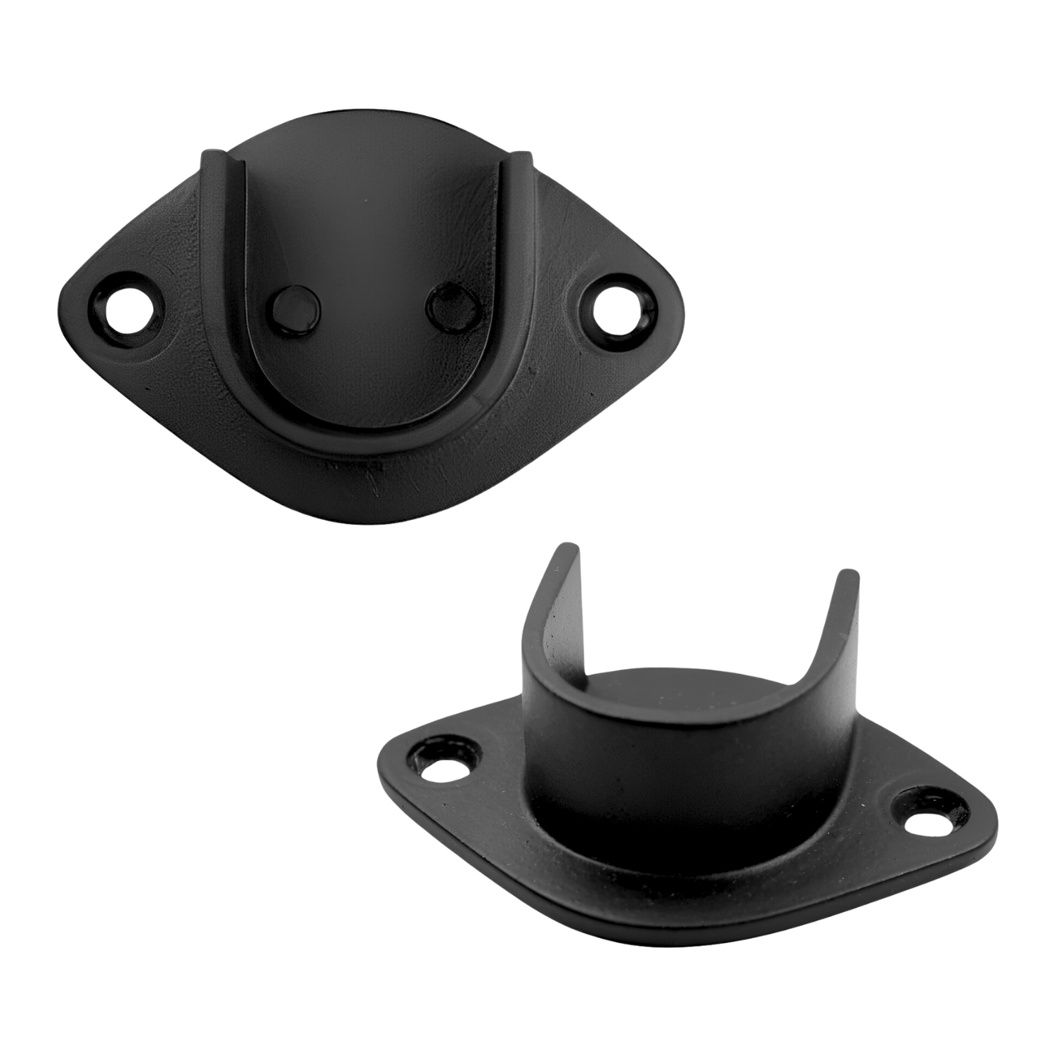 Brida Cocol Negro Mate Abierta Tubo Redondo 1 Pulgada – Ferre Herrajes