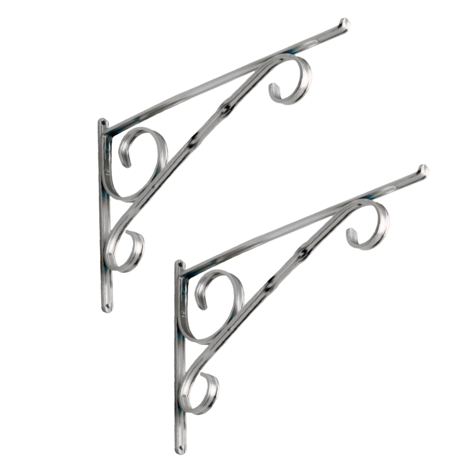 Ménsula de Aluminio Natural Tipo Rish 2 Piezas – Ferre Herrajes