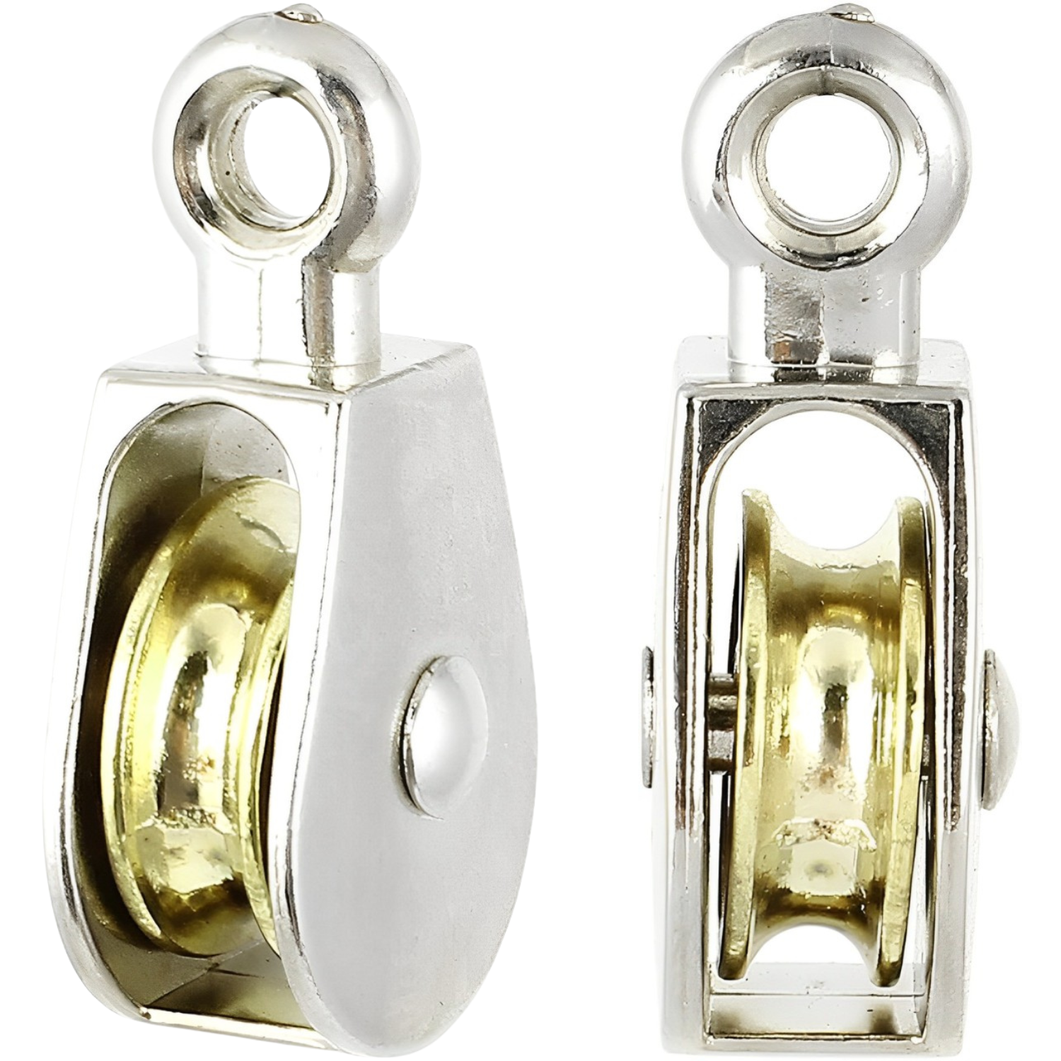 Garrucha Polea Sencilla Fija De Zinc 1 Pieza – Ferre Herrajes