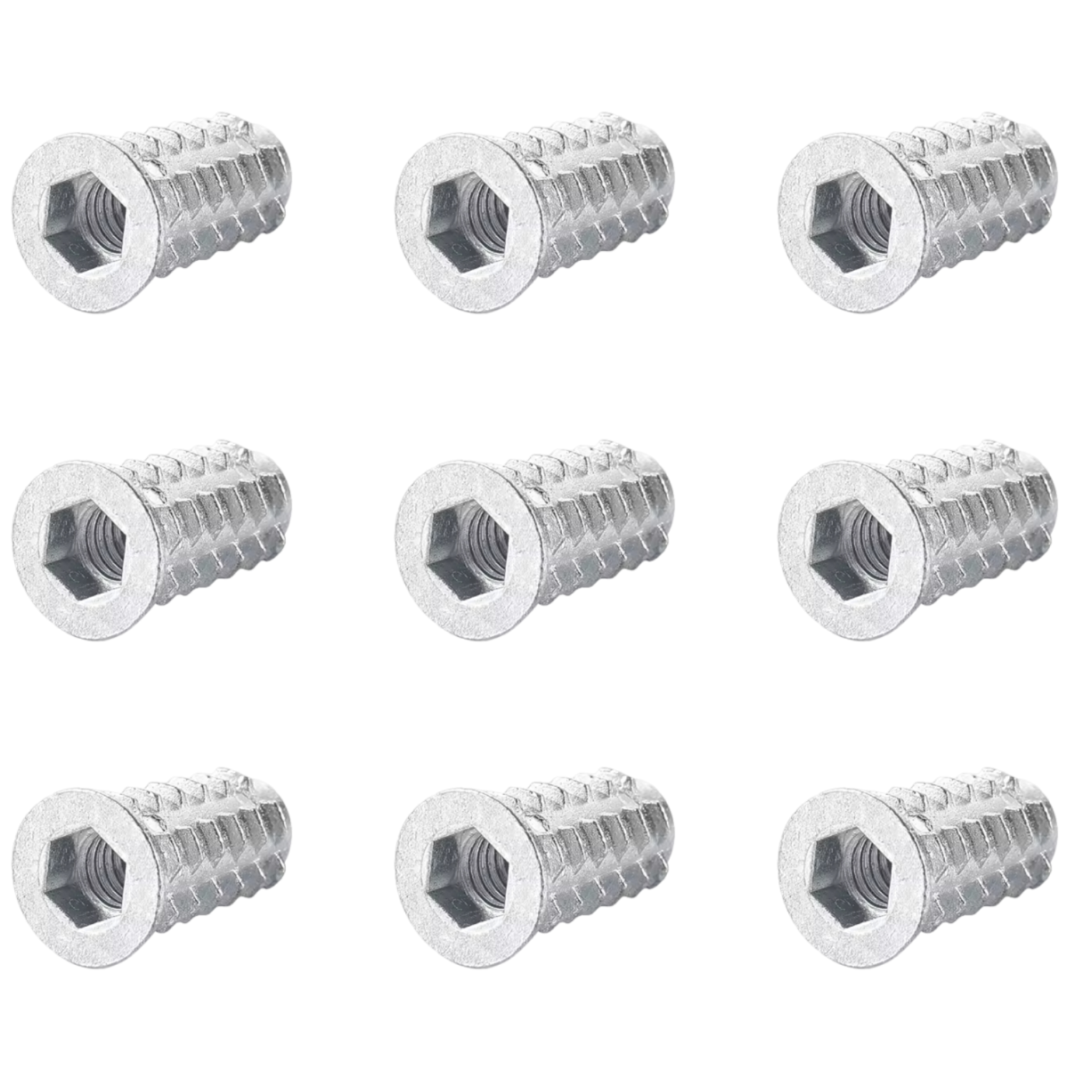 Tuerca Inserto Recta Con Tope Acero 100 Piezas – Ferre Herrajes