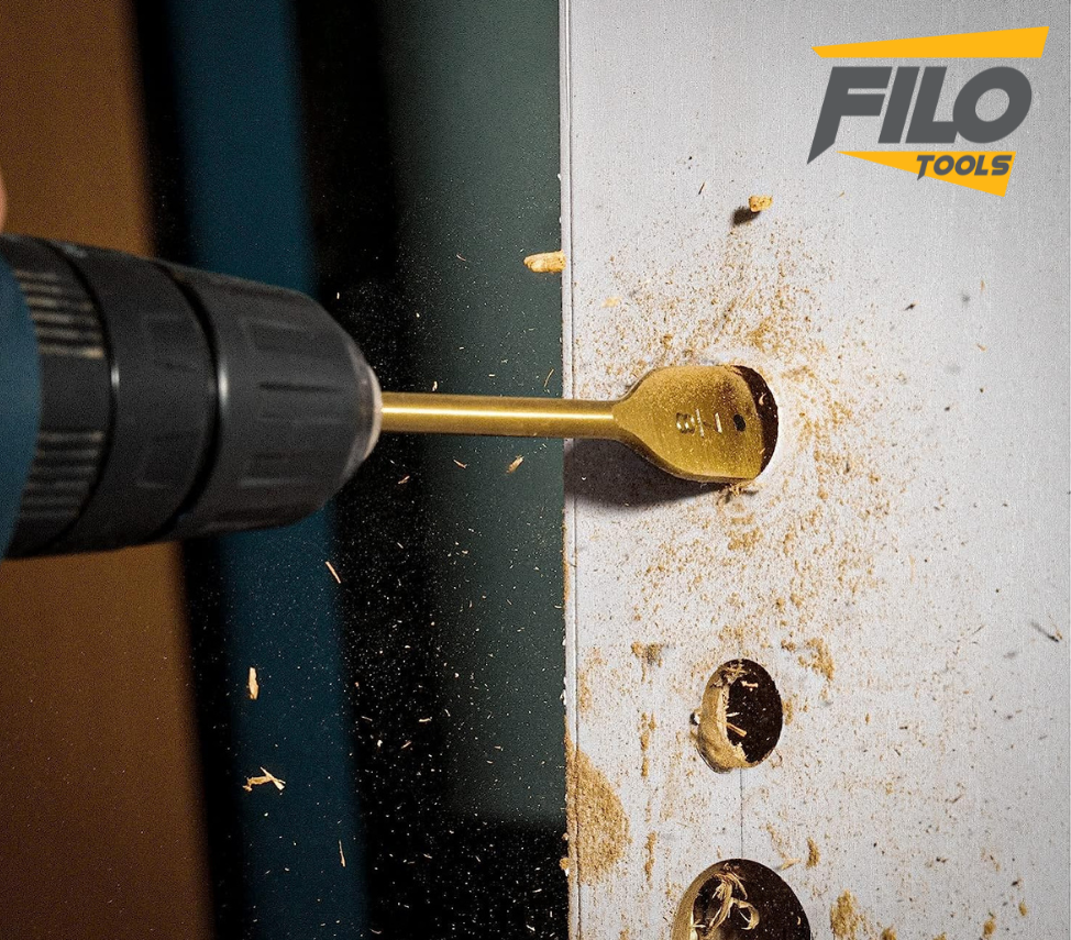 Broca Manita Paleta Plana 1/2" Titanio Filo Tools – Ferre Herrajes